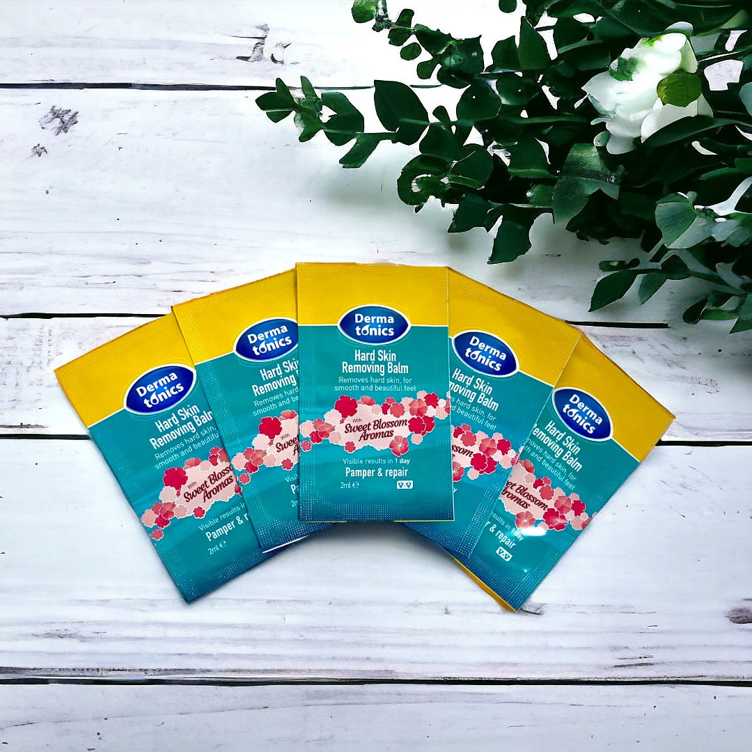 100 x Natural Care Hard Skin Removing Balm Sample Sachet 2ml – Dermatonics